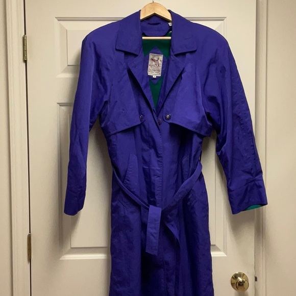 Michelle Stuart | Jackets & Coats | Beautiful Purple Trench Coat From ...